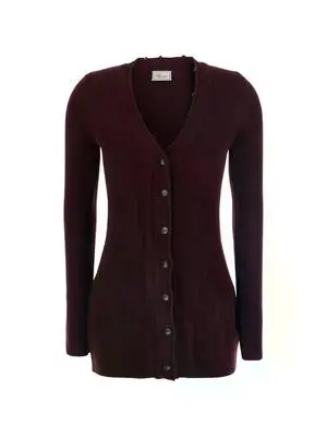 Blumarine Ribbed-knit Cardigan