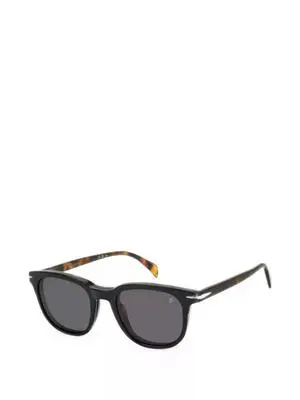 DB EYEWEAR BY DAVID BECKHAM Tortoiseshell-effect Square-frame Glasses