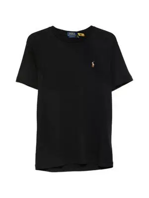 Polo Ralph Lauren Pony-embroidered T-shirt - Black