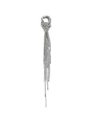 AREA Crystal-embellished Knotted Chain Bracelet - Silver