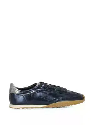 HOFF Metallic-effect Leather Sneakers - Blue