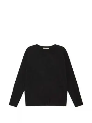 Malìparmi Ribbed-knit Crew-neck Sweater - Black