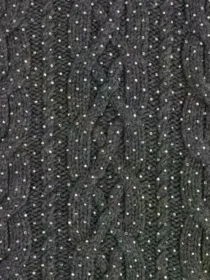 P.a.r.o.s.h Sequin-embellished Cable-knit Sweater