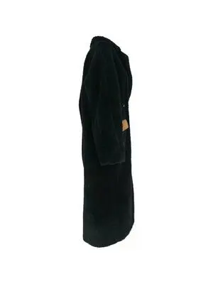 GANNI Double-breasted Teddy Coat