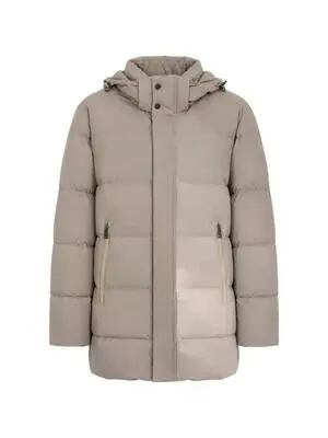 Paul & Shark Quilted Hooded Jacket - Neutrals