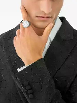 Philipp Plein Plein Edge Logo-engraved Ring