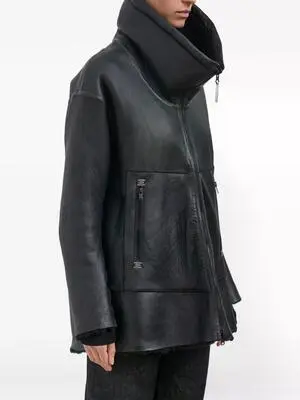 ISAAC SELLAM EXPERIENCE Oversized Sheepskin Coat