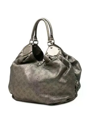 LOUIS VUITTON 2008 Monogram Mahina Xl Hobo Bag - Silver