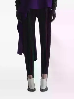 MUGLER Pinstripe Carrot Pants