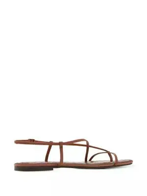 Sam Edelman Calla Strappy Leather Sandals - Brown