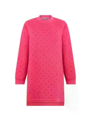 Moschino Crystal-embellished Mini Dress