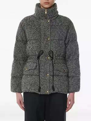Moncler Tweed-effect Padded Jacket