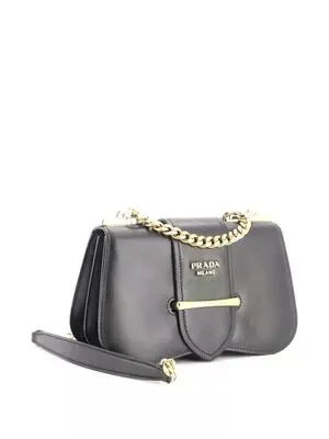 Prada Sidonie Chain Shoulder Bag City Calf Medium Crossbody Bag