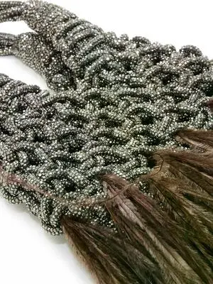 HIBOURAMA Mini Vannifique Plumes Tote Bag