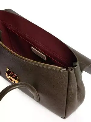 COCCINELLE C-me Lock Grained Shoulder Bag