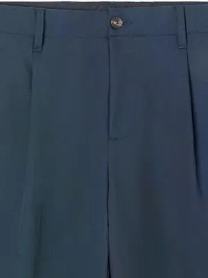 WHITE SAND Sammy Military Pleated Twill Trousers