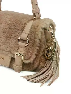 LA CARRIE Teddy Faux-fur Clutch Bag