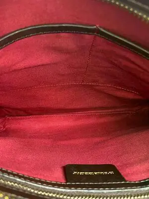 Burberry 2000-2017 Supernova Check Wool Crossbody Bag