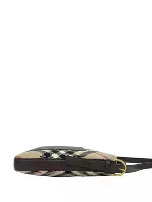 Burberry 2000-2017 Supernova Check Wool Crossbody Bag