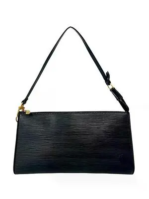 LOUIS VUITTON 2002 Epi Pochette Accessoires Shoulder Bag - Black