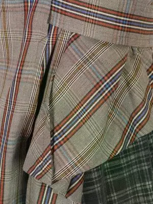 VIVIENNE WESTWOOD Check-print Layered Skirt