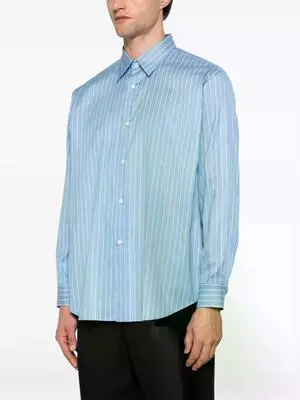 Auralee Striped-pattern Long-sleeve Shirt