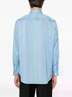 Auralee Striped-pattern Long-sleeve Shirt