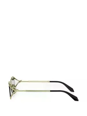 BVLGARI Serpenti Viper Oval-frame Sunglasses