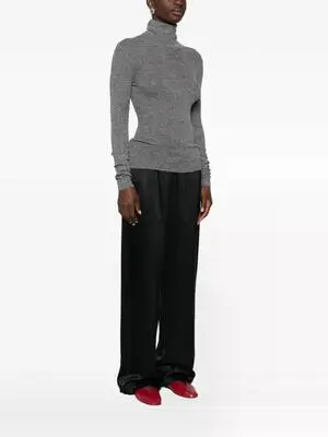 ELEH Sequin-embellished Ribbed-knit Sweater