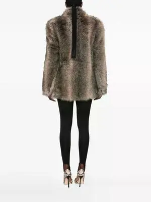 THE FRANKIE SHOP Delia Padded-shoulder Jacket