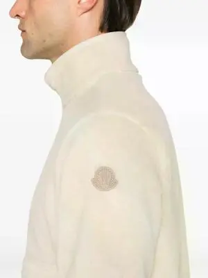 Moncler Logo-patch Cardigan - Neutrals