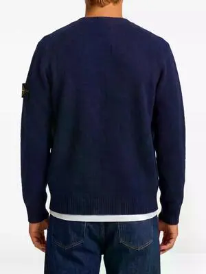 Stone Island Logo-patch V-neck Cardigan