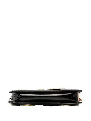 LOUIS VUITTON 2002 Monogram Vernis Lexington Fleurs Pochette Shoulder Bag
