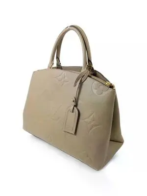 LOUIS VUITTON Mm Monogram Empreinte Grand Palais Tote Bag - Neutrals