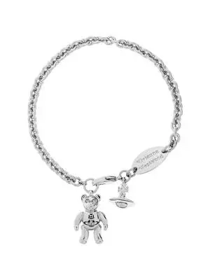 VIVIENNE WESTWOOD Teddy Bear Orb Bracelet - Silver