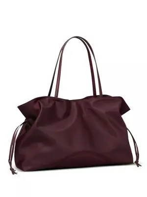 Tory Burch Ella Nylon Drawstring Tote Bag - Red