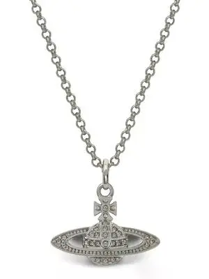 VIVIENNE WESTWOOD Mini Bas Relief Pendant Necklace - Silver