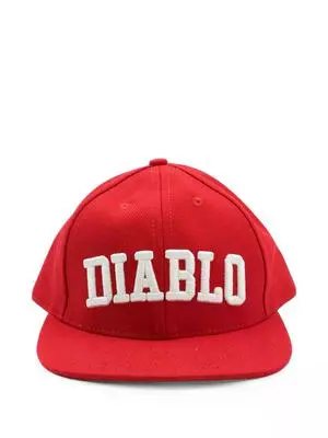 WILLY CHAVARRIA Diablo Embroidered Cap - Red