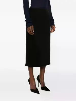 Dries Van Noten 1990s V-waist Pencil Skirt