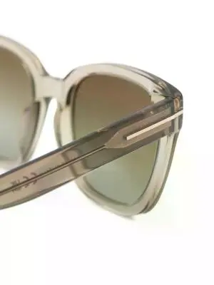 TOM FORD T-logo Square-frame Sunglasses