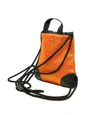 Gucci 2000-2015 Gg Nylon Off The Grid Drawstring Backpack