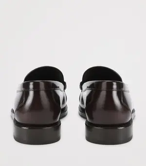 Brunello Cucinelli Patent Leather Penny Loafers