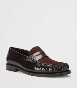 Brunello Cucinelli Patent Leather Penny Loafers