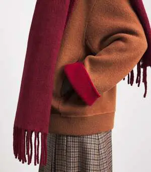 Max Mara Wool-blend Zip-up Coat