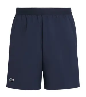 Lacoste Stretch Taffeta Ultra Dry Tennis Shorts - Navy