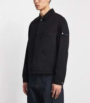 Stone Island Denim Biker Jacket