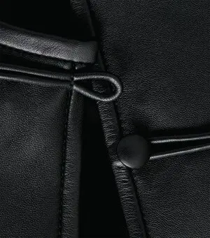 ST. AGNI Cocoon Leather Jacket