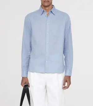 ALLSAINTS Organic Cotton Stripe Judd Shirt