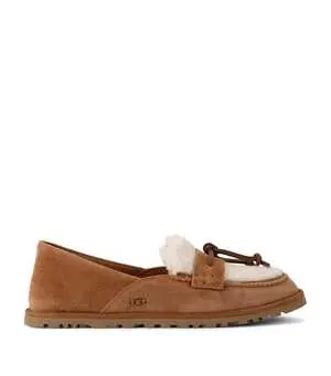 UGG Suede Zora Loafers - Beige