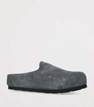 BIRKENSTOCK Suede Amsterdam Wrapped Clogs